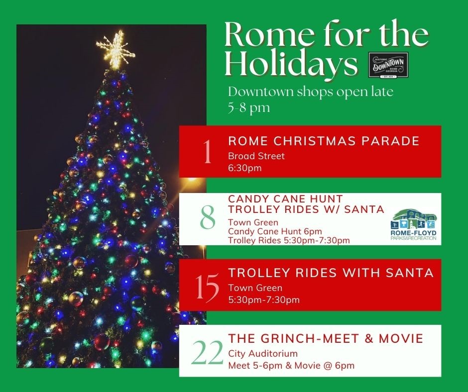 Rome for the Holidays - Rome Downtown Development Authority
